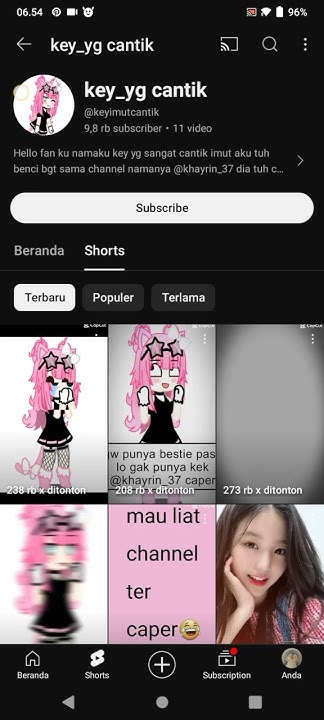 Keyimutcantik Tolong Jangan Hina Ke Akun Lain Lu Mau Di Hina Ha Youtube