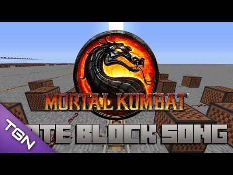 Minecraft Note Blocks: Mortal Kombat Theme Song