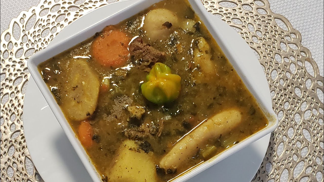 how to make Haitian bouyon 2 in1 (koman pou fè yon bouyon Haitian ...