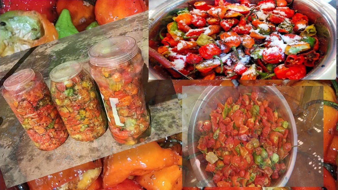How to make Naga king chilli pickle - YouTube
