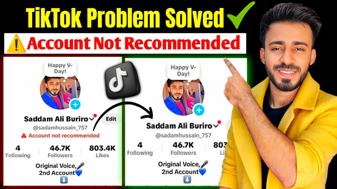 How to Fix TikTok Account Not Recommended Problem | 2026 Solution - YouTube