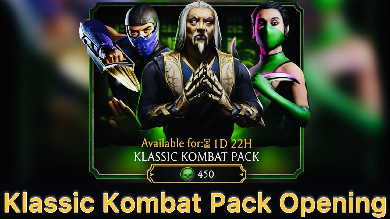 Klassic Kombat Pack MK Mobile, this pack is..... - YouTube