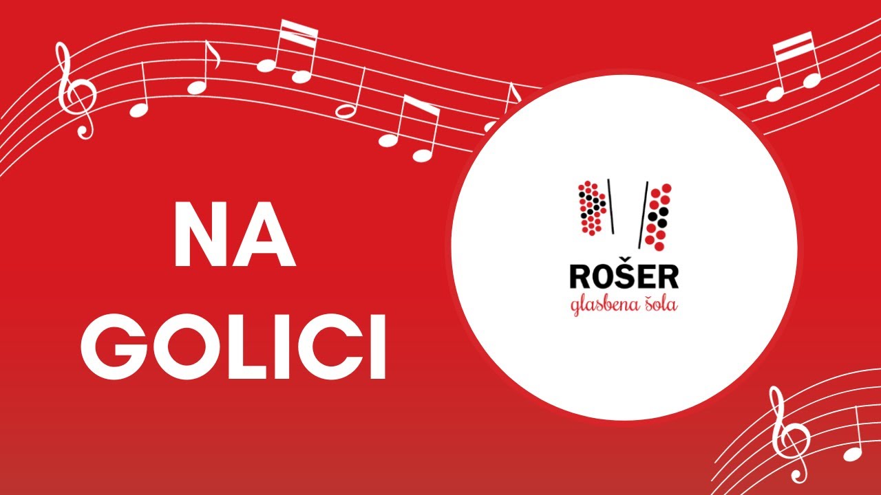Klemen Rošer skupaj z učenci zaigra skladbo NA GOLICI (Ansambel bratov ...