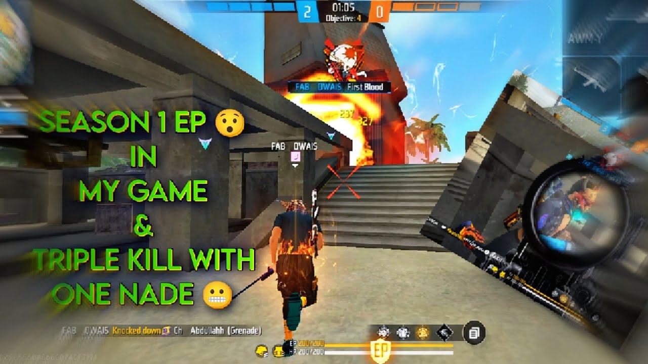 II CS RANK GRANDMASTER PLAYER II GAMEPLAY II WITH II SEASON 1 EP 😱 II ...