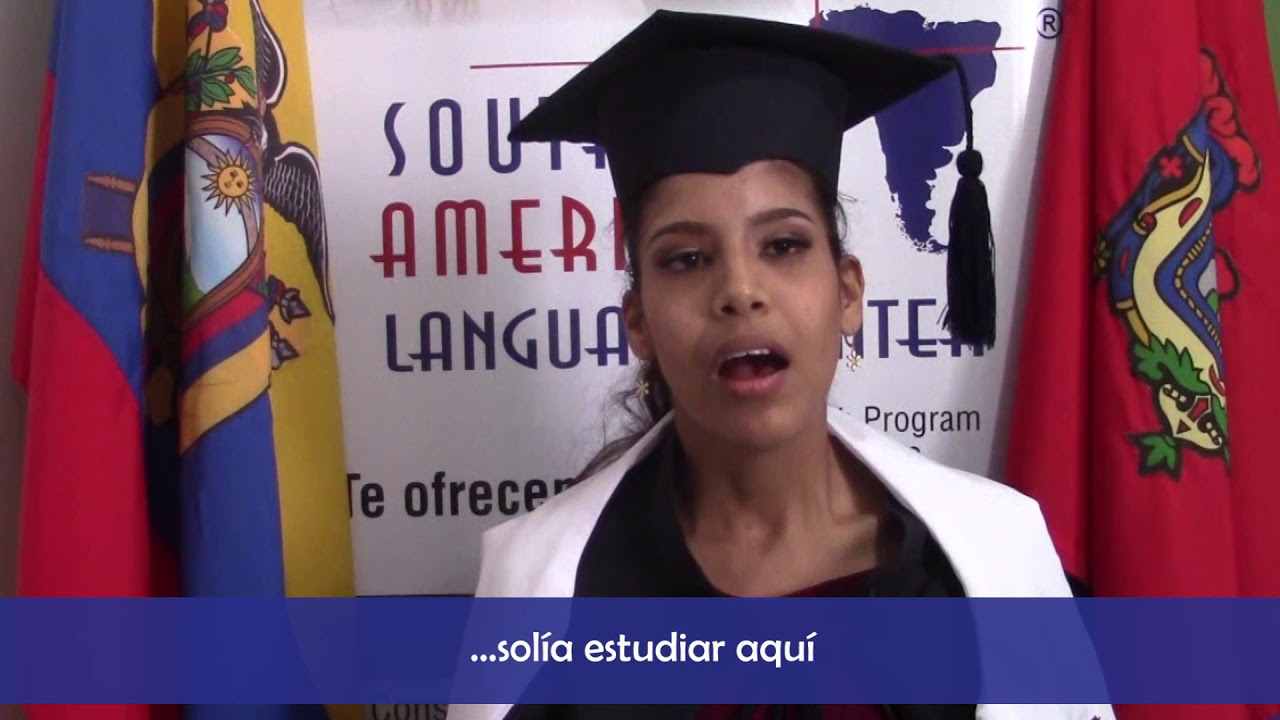 Alexandra Espinosa estudiante del South American Language Center - YouTube