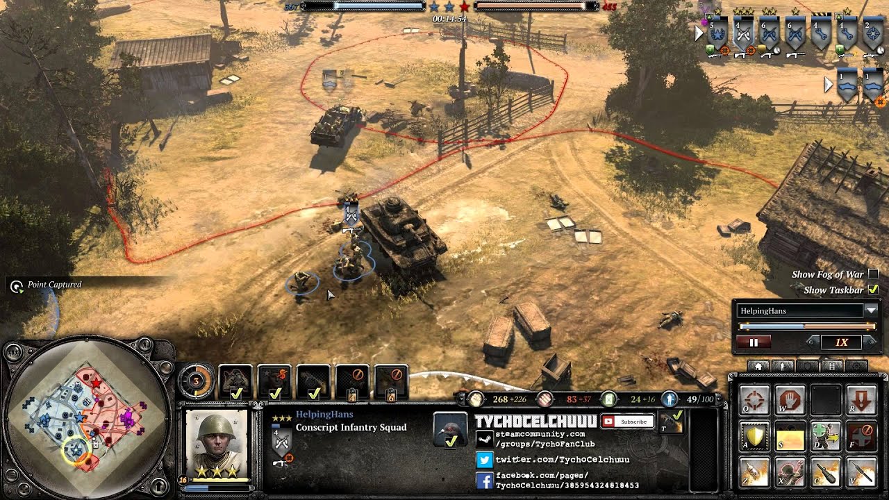 CoH 2 ESL Semifinals - Helping Hans vs rtXelor (Featuring Bawx!) - YouTube