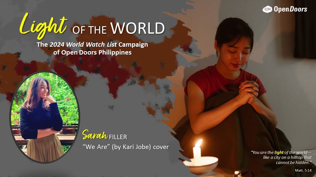 "We Are" by Kari Jobe - Sarah Filler music video cover for the 2024 ...