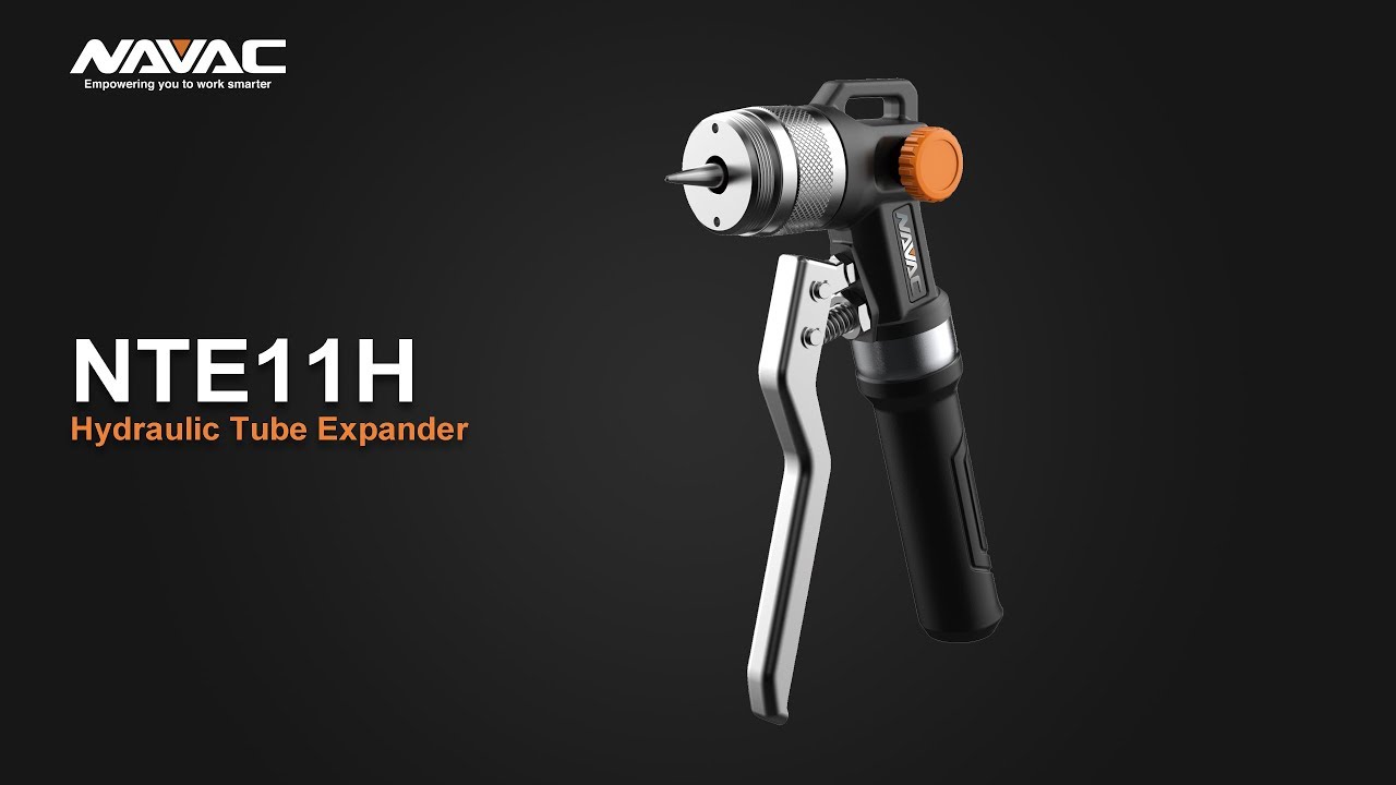 NAVAC - NTE11H Hydraulic Tube Expander - YouTube