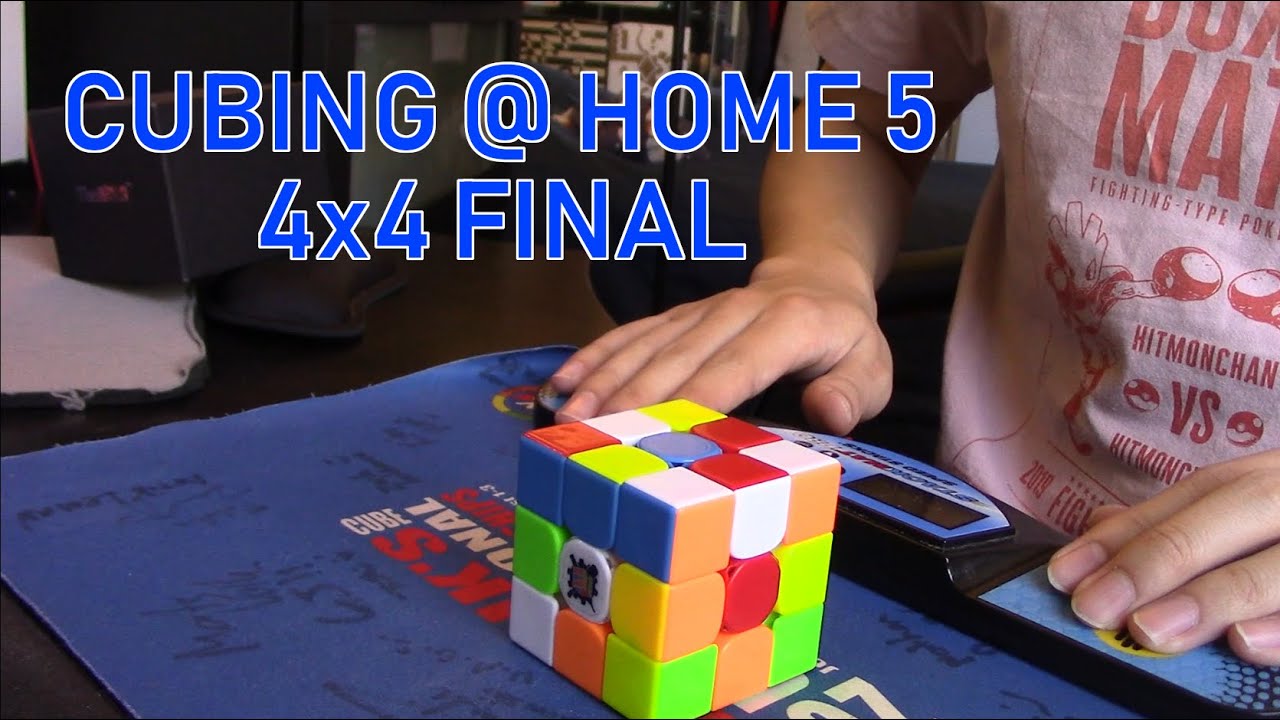 [inconsistency 101] Cubing at Home 5: 45.18 4x4 avg5 - YouTube