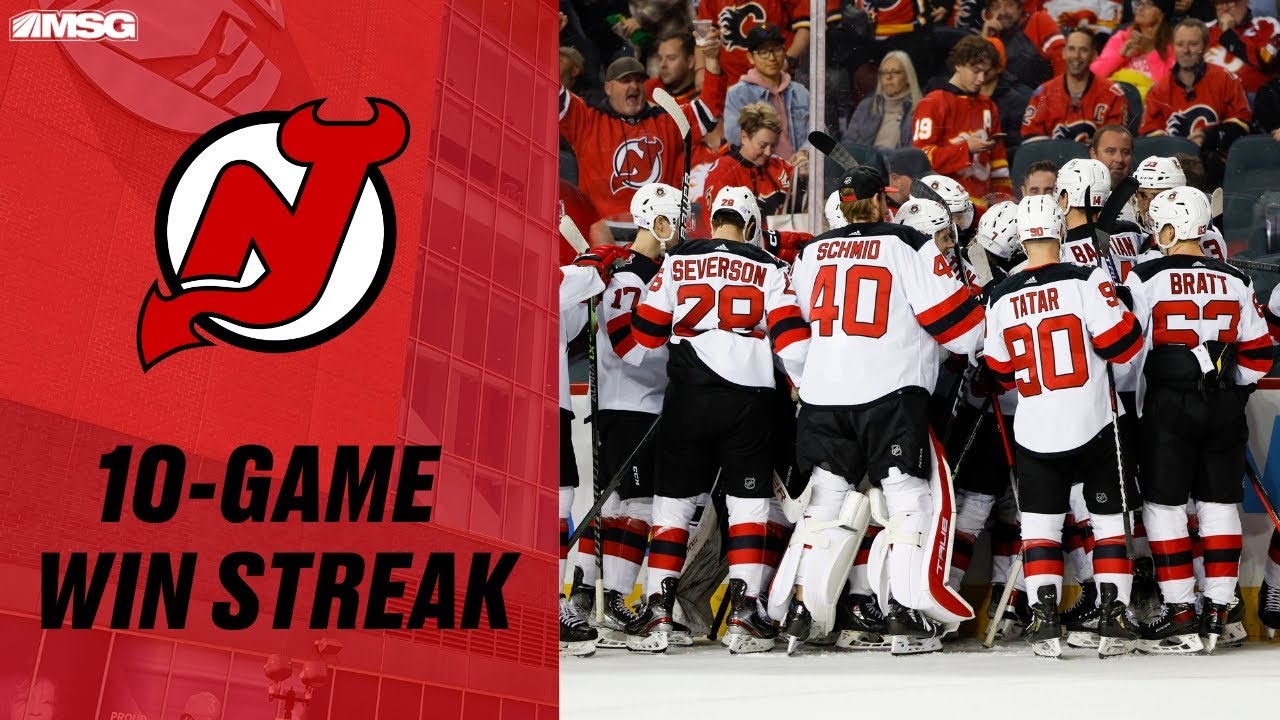 Rewind the New Jersey Devils 10-game win streak | New Jersey Devils ...