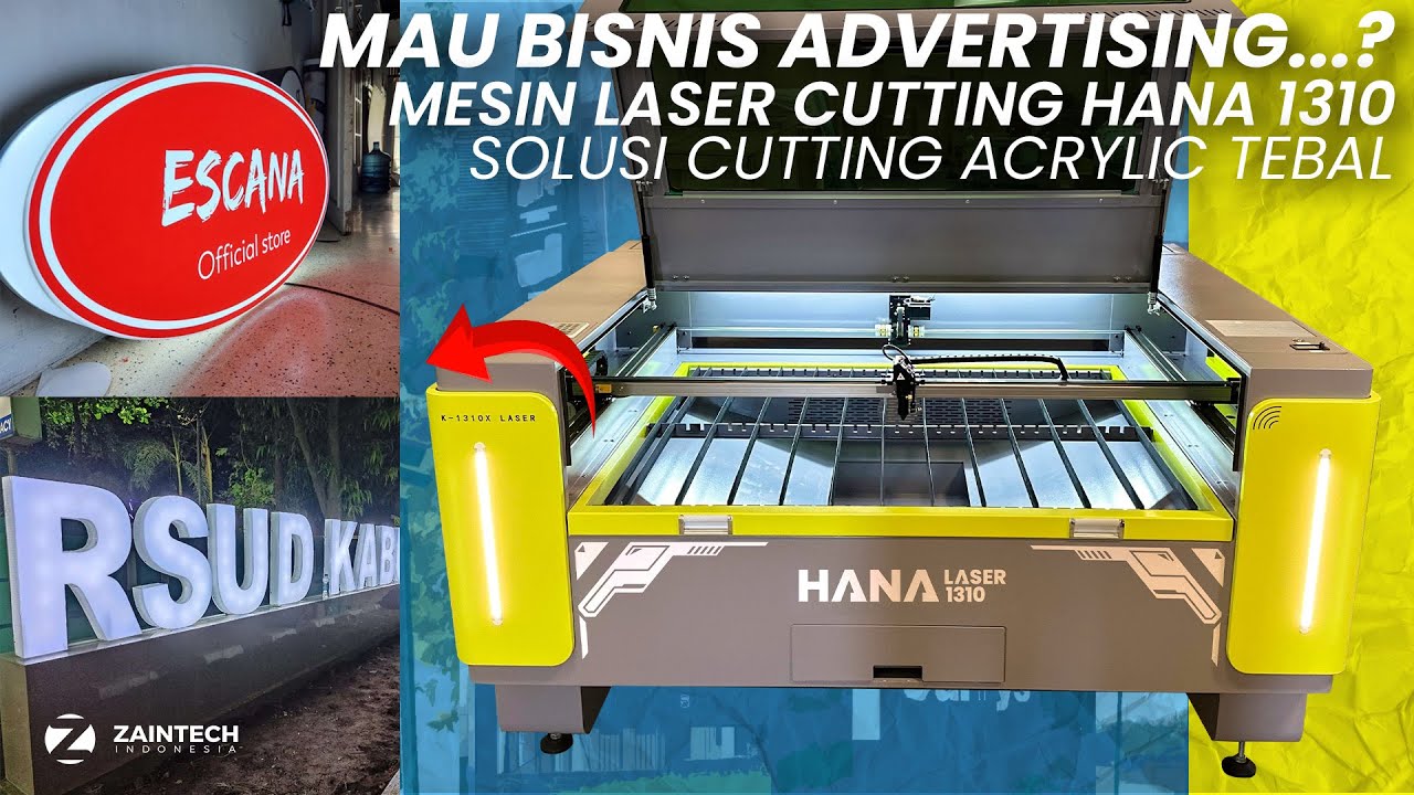 Mesin Laser Cutting Akrilik Terbaik untuk Bisnis Advertising..!! Bisa ...