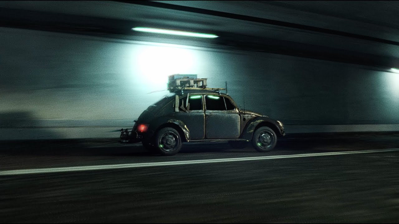 Driving Home - (Drifting car animation made in blender) - short - YouTube