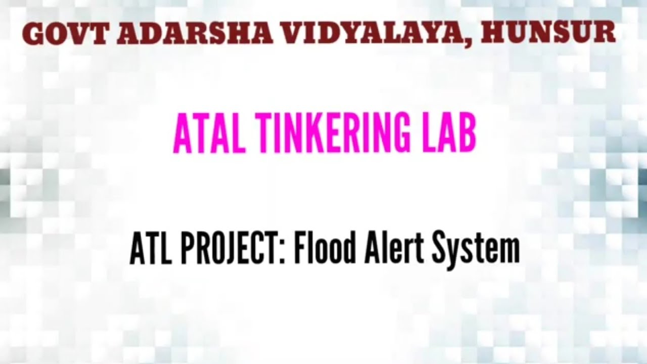 ATL Project: Flood Alert System - YouTube