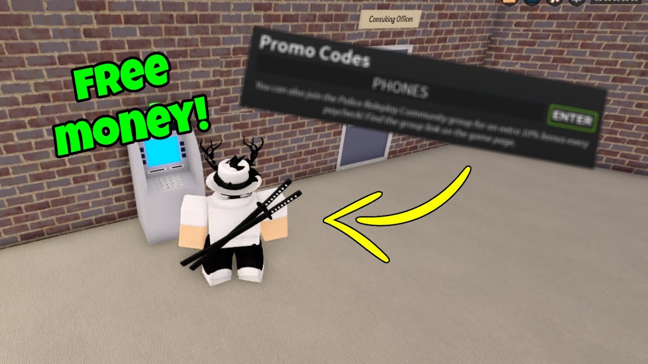 NEW PROMO CODE IN ROBLOX ER:LC 😱 (FREE MONEY) | BakrWeasly - YouTube