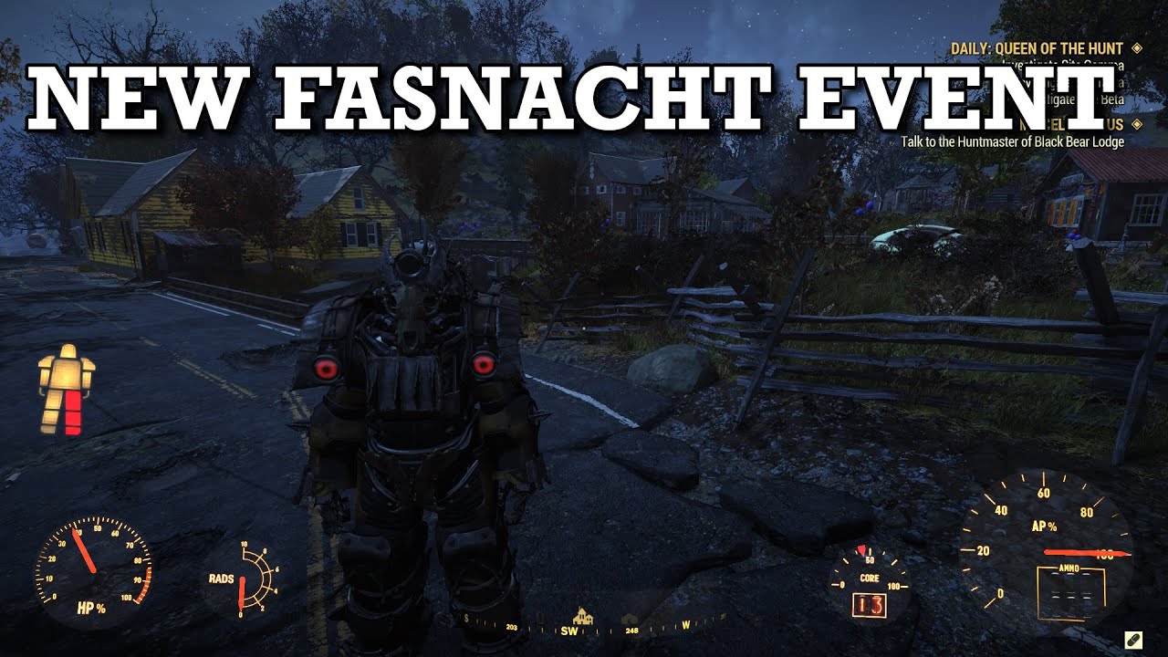 FALLOUT 76 NEW FASNACHT EVENT GUIDE - YouTube