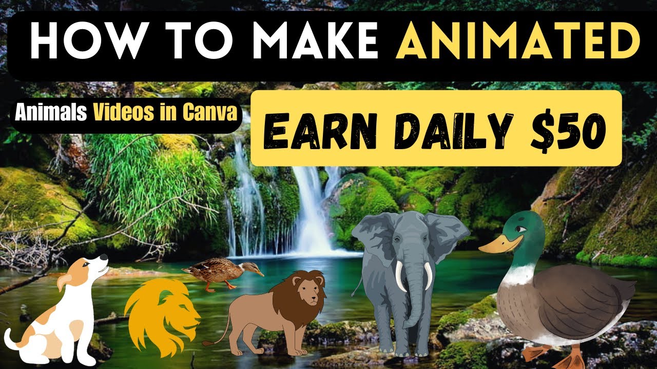 How to create Animals Animation Videos for Kids || जानवरों का एनिमेशन ...