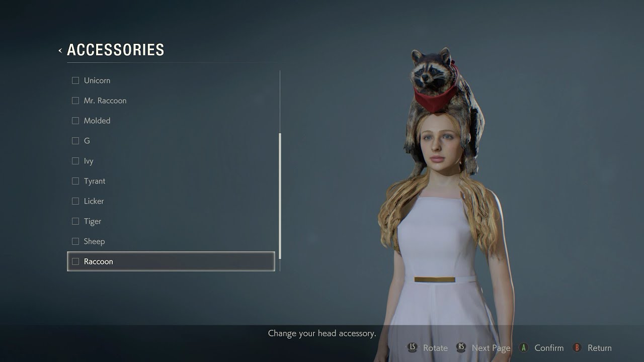 All Accessories Showcase The Ghost Survivors RESIDENT EVIL 2 REMAKE ...