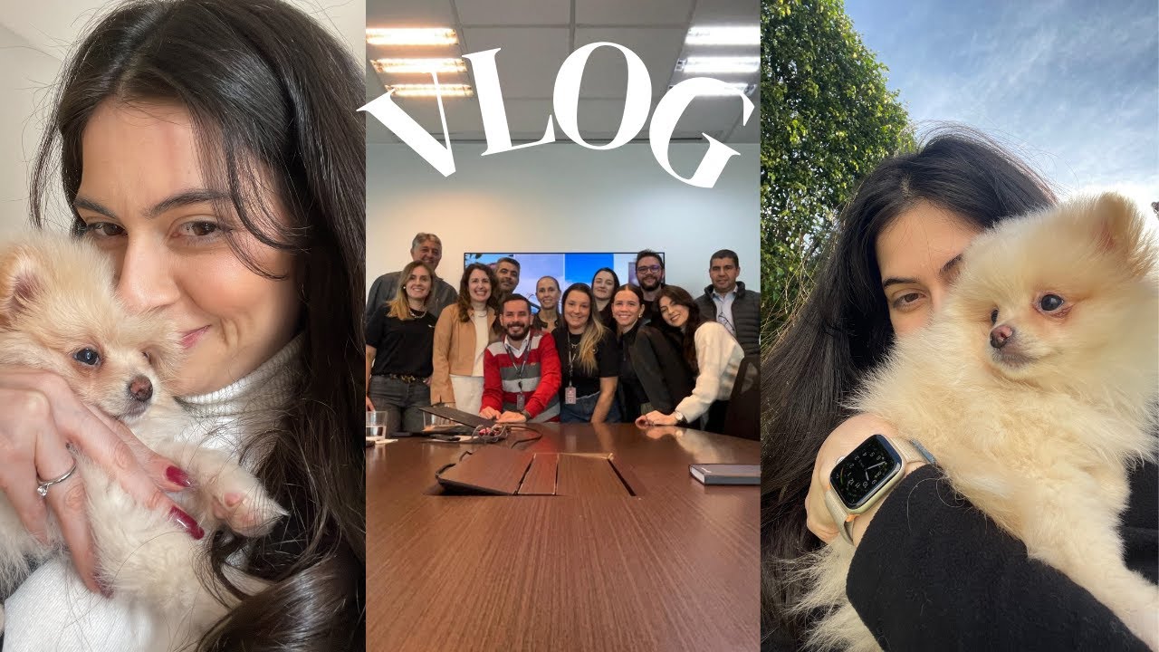 VLOG - Virei mãe do Pacco | Evento no trabalho - YouTube