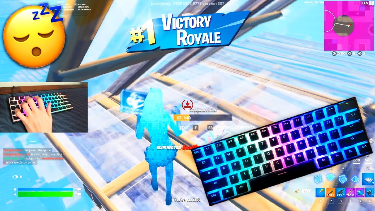 [1 HOUR] Sleepy & Chill Keyboard & Mouse Sounds 😴 ASMR 😍 Fortnite ...