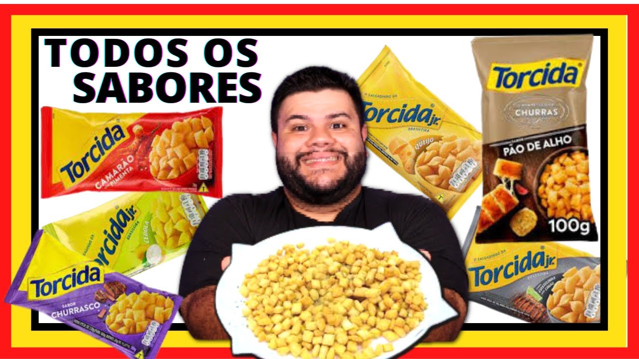 Salgadinhos Torcida, Todos os Sabores - YouTube