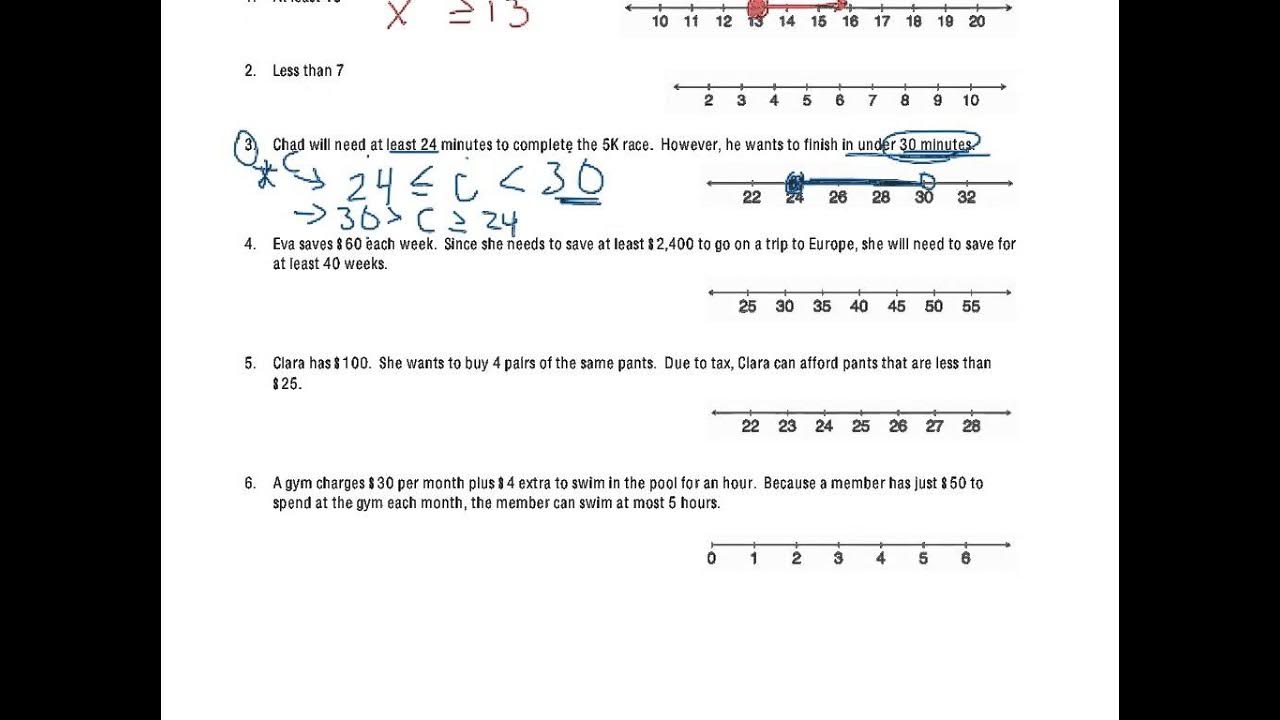 Grade 6 Module 4 Lesson 34 Problem Set - YouTube