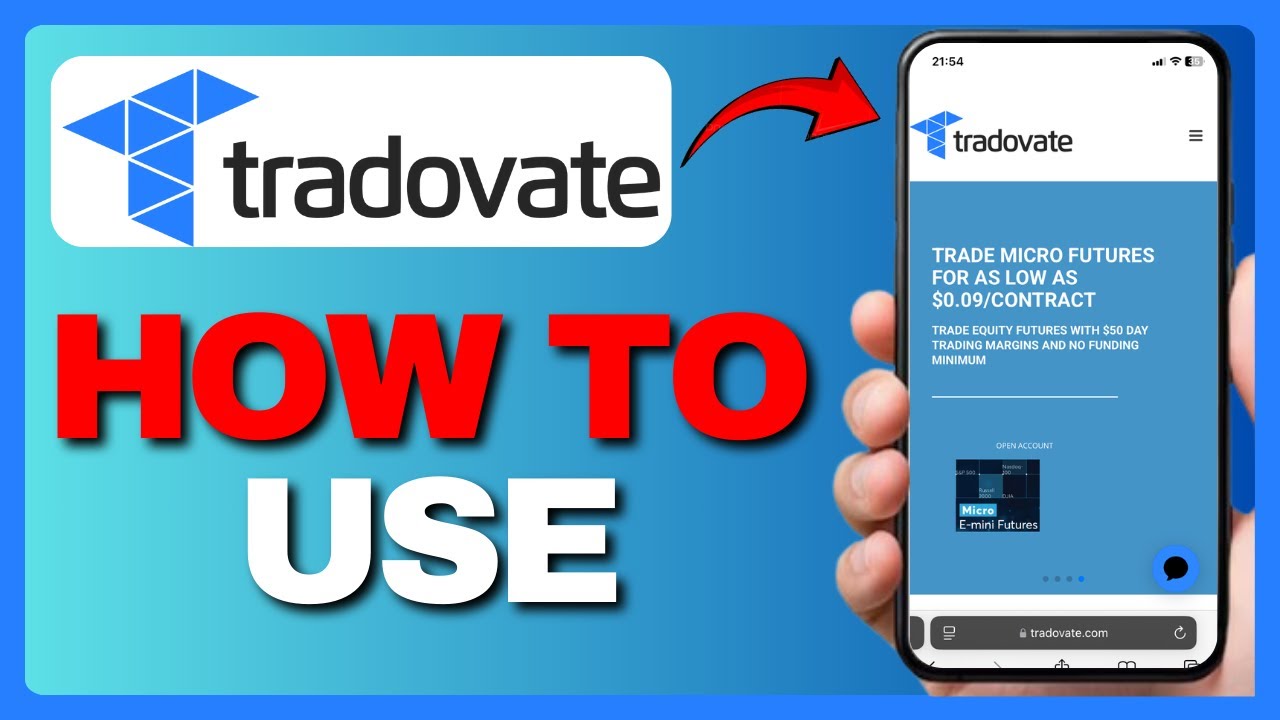 HOW TO USE TRADOVATE MOBILE APP: COMPLETE GUIDE FOR BEGINNERS IN 2025! - YouTube
