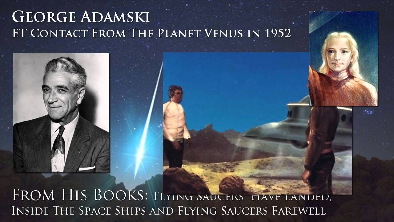 George Adamski ET Contact From The Planet Venus in 1952 2of7 - YouTube