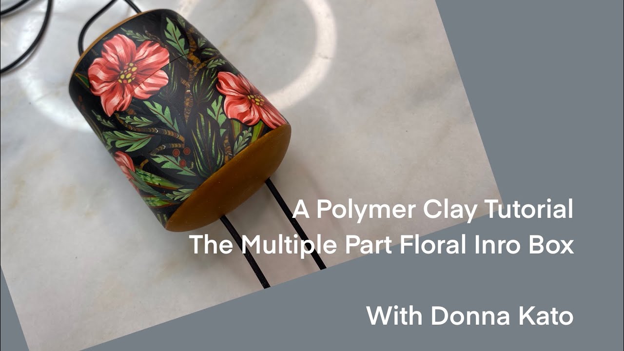 A Polymer Clay Tutorial: The Multiple Part Inro Box - YouTube