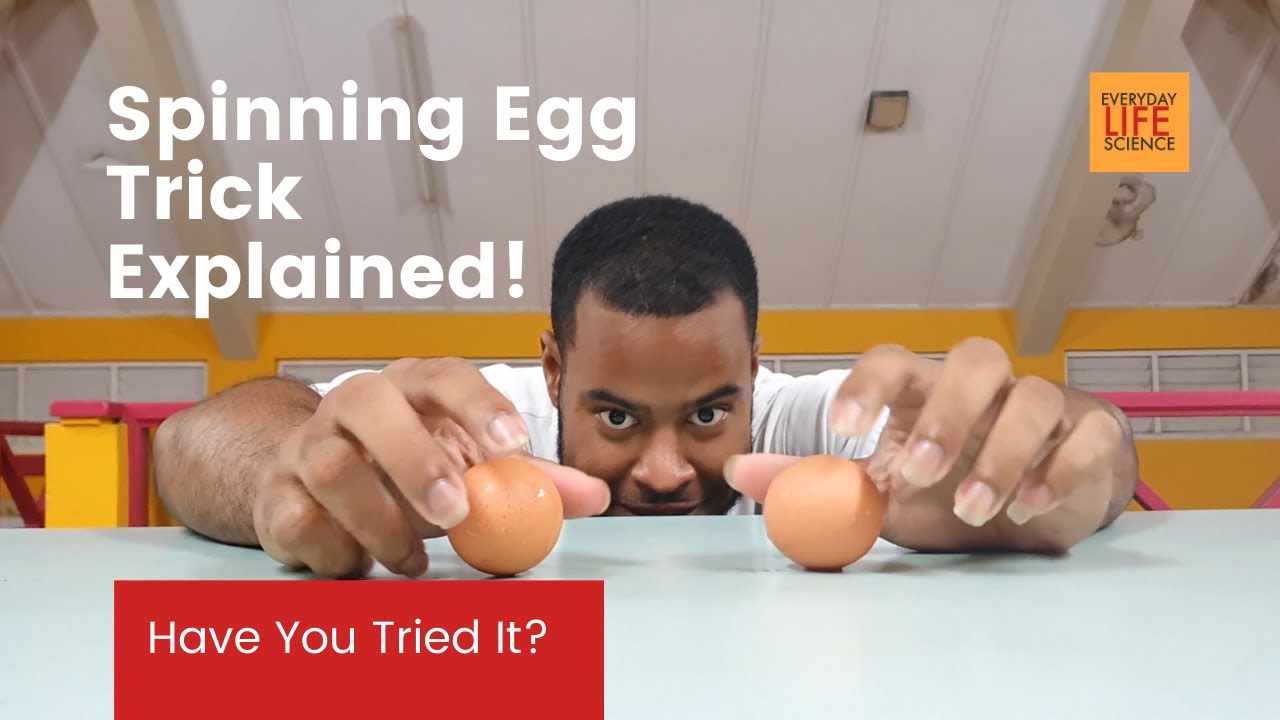 Why Does A Fresh Egg Spin Slower Than A Boiled Egg | Inertial Egg - YouTube