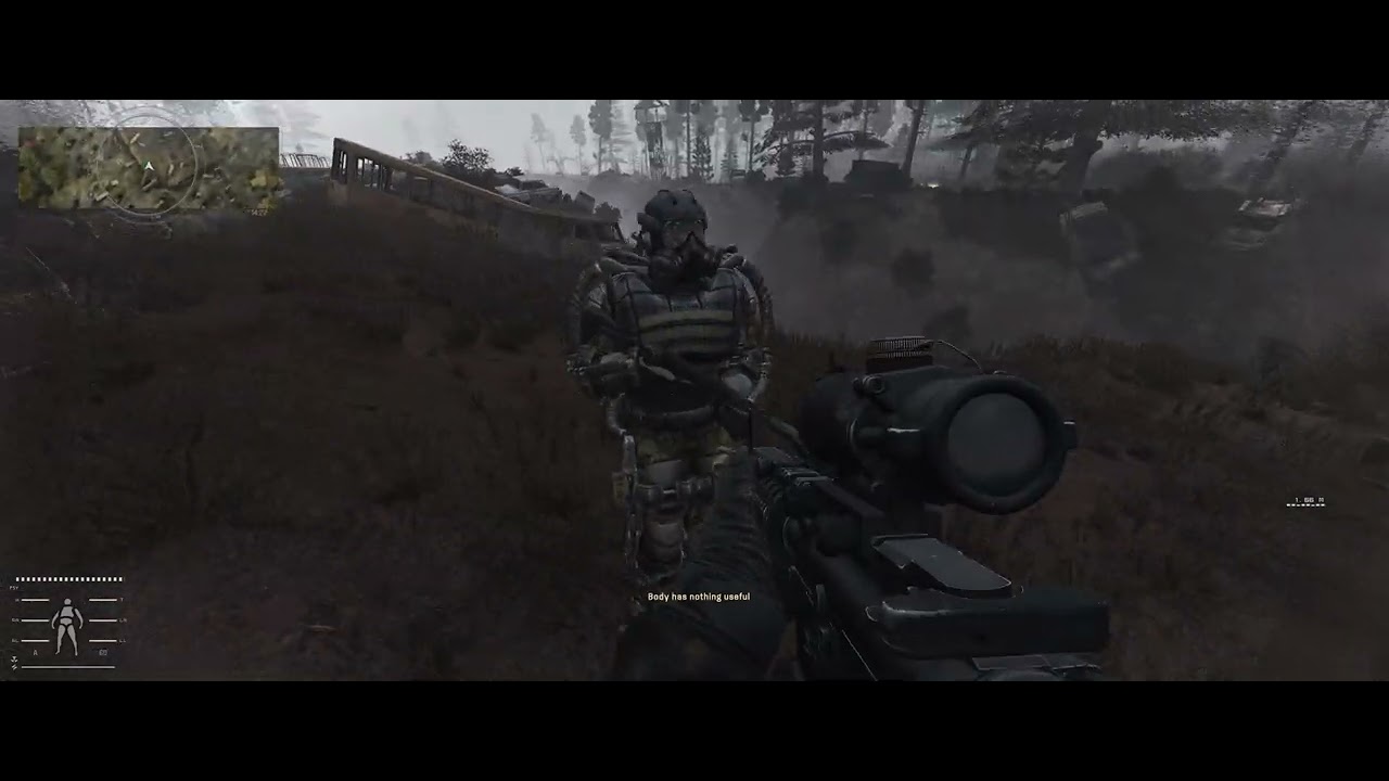 STALKER Anomaly GAMMA 21:9 uncut Gameplay Truck Cemetery - YouTube