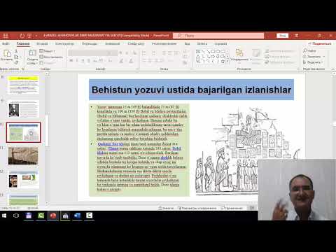 S.Kushakovning O'zbekiston madaniyati va san'ati tarixi fanidan video darsi. 4-dars