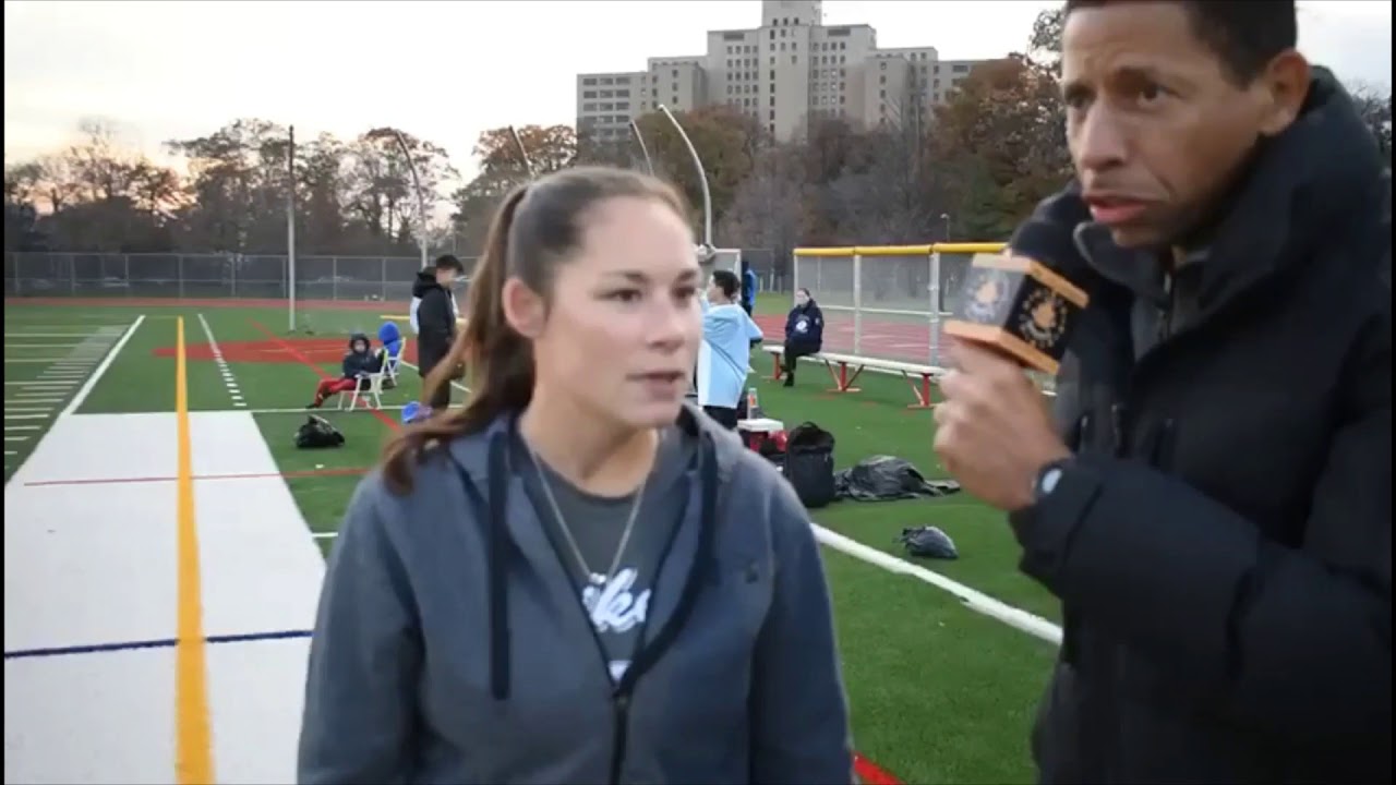 Top Tier Officials Interview with Coach Jenna of MS216 at Half Time ...