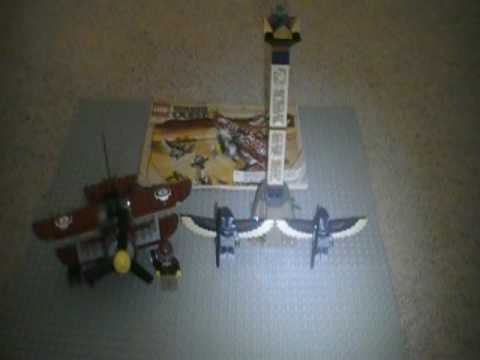 Lego Pharaohs Quest 7307 Flying Mummy Attack review - YouTube