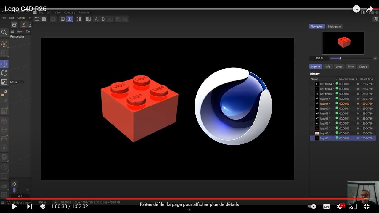 Lego C4D R26 - YouTube