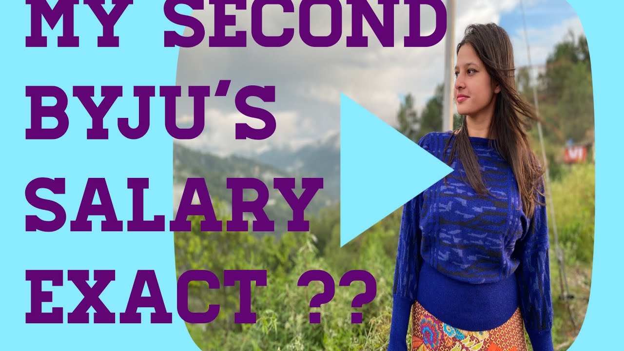 My first #byjus salary now my second #byjus salary #byjus - YouTube