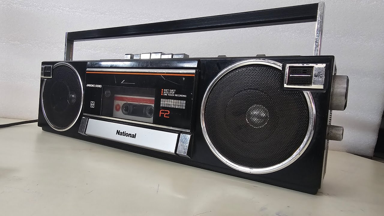 National Panasonic RX F2 4band radio stereo cassette recorder ...