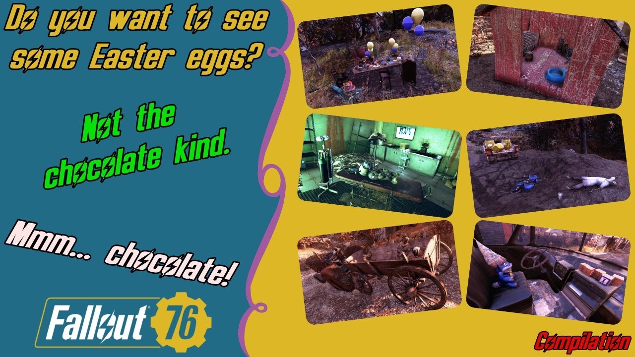 Fallout 76 Easter Eggs | Compilation - YouTube