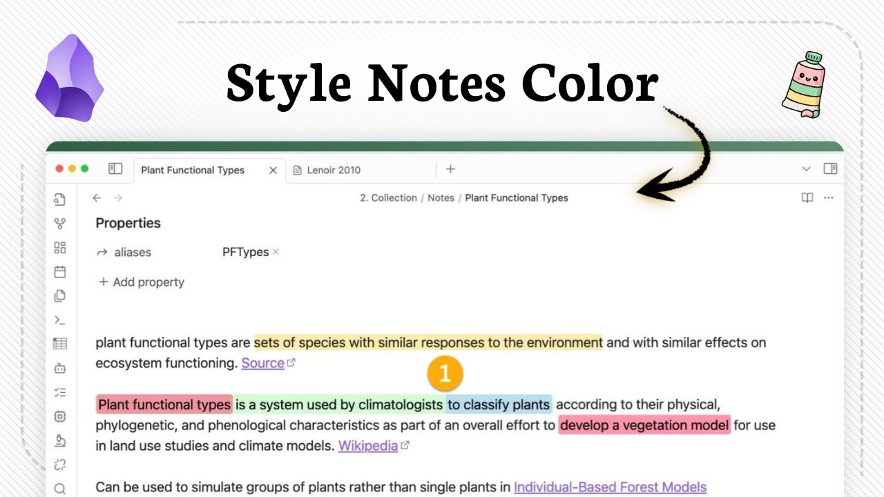 How to colorize your note using plugin in obsidian - YouTube