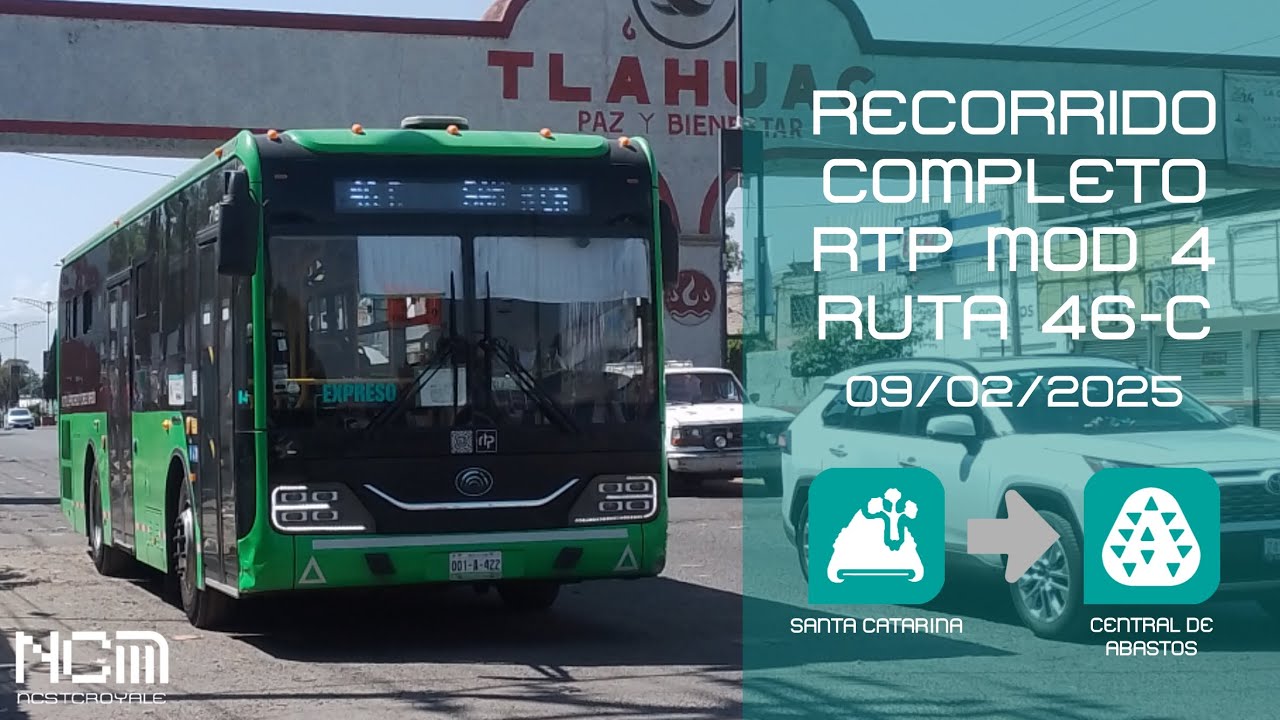 Recorrido Completo RTP [Módulo 4] Ruta 46-C (Santa Catarina - Central ...