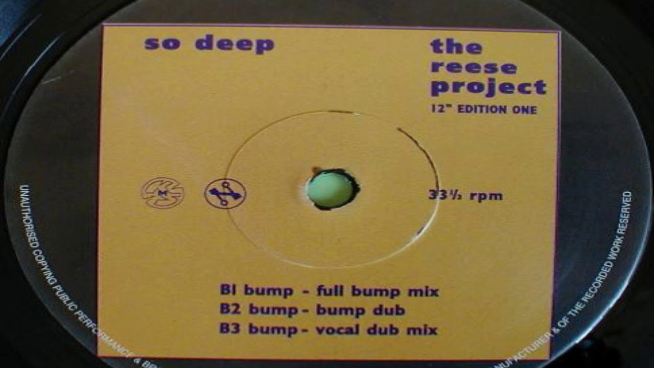 The Reese Project - So Deep (Vocal Dub Mix) - YouTube