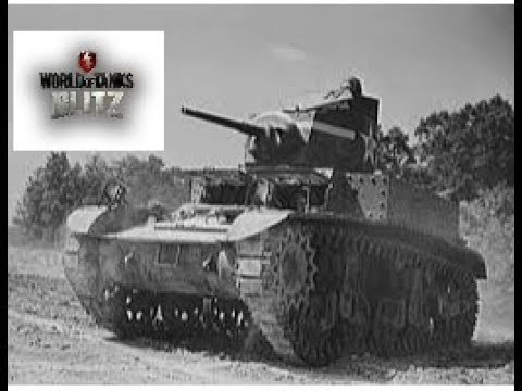 M5 stuart presentation WOT Blitz light rank IV - char léger de tier IV ...