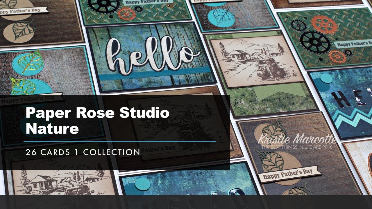Paper Rose Studio | Nature | 26 cards 1 collection | Cardmaking with ...