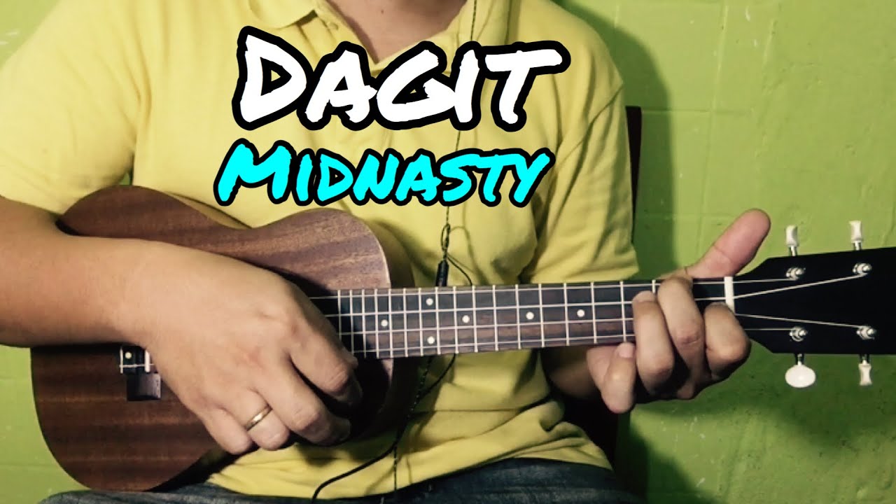 Dagit - Midnasty | Ukulele Tutorial With Lyrics and Chords on Screen ...