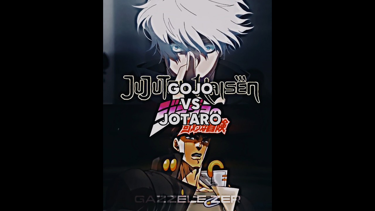 Gojo vs Jotaro #jjk #jujutsukaisen #gojo #jojo #jjba #jotaro # ...
