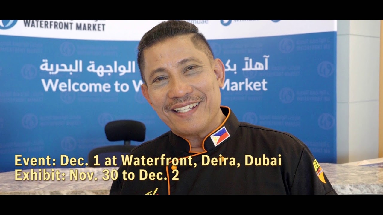 Interview with Chef Boy Logro "Ping Ping Ping" - SEAFOOD FEST UAE 2018 ...
