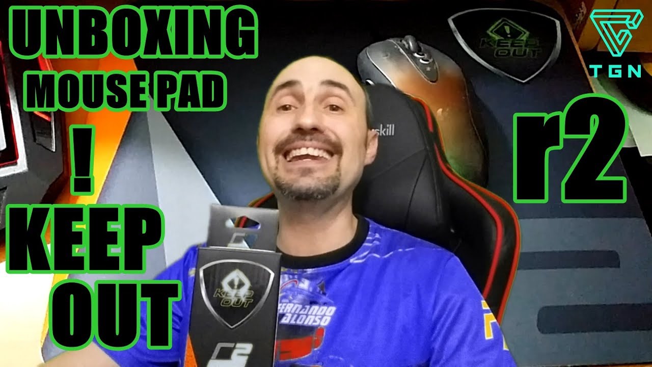 MOUSE PAD KEEP OUT R2 Unboxing and Review en Español ALFOMBRILLA O ...