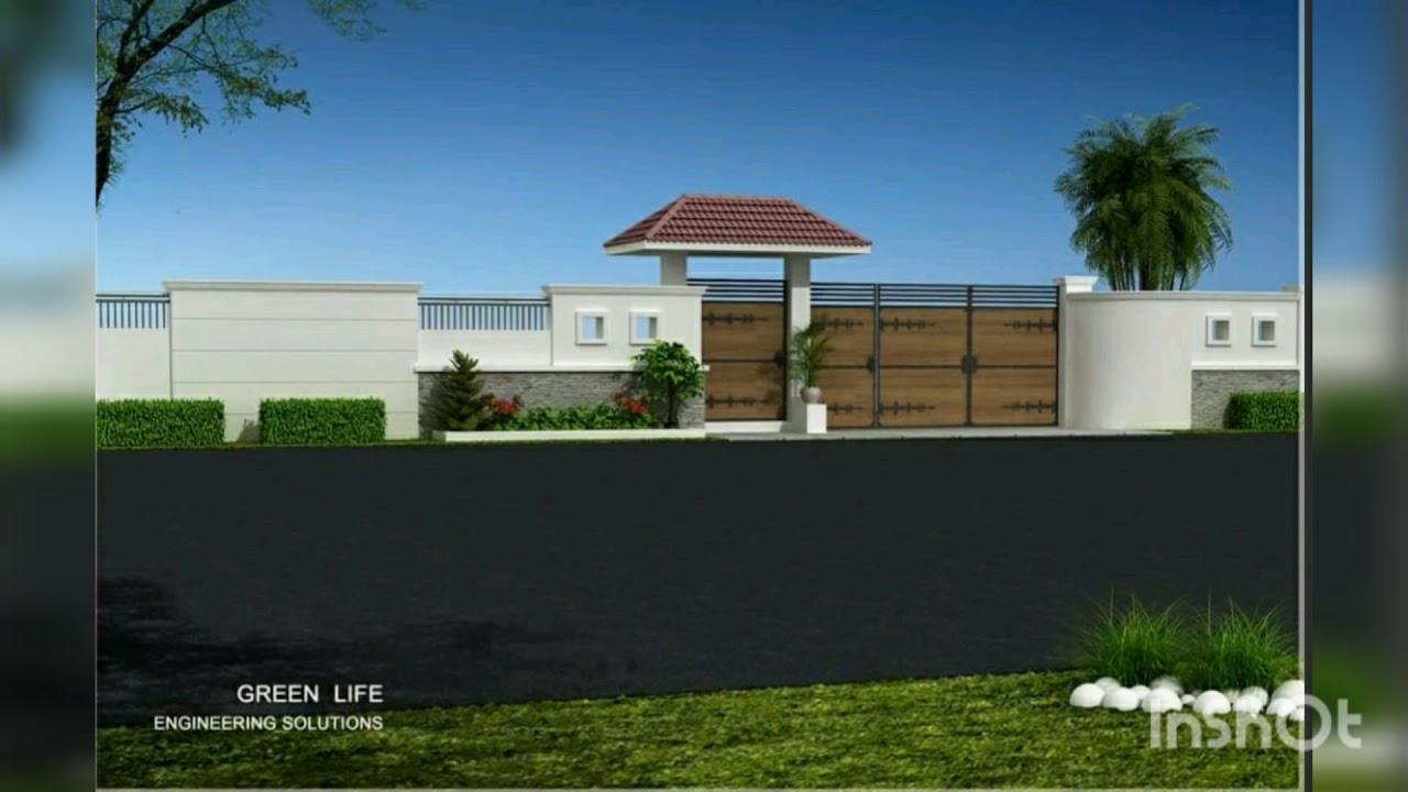 Compound Wall Design and Gate Models for Homes - YouTube