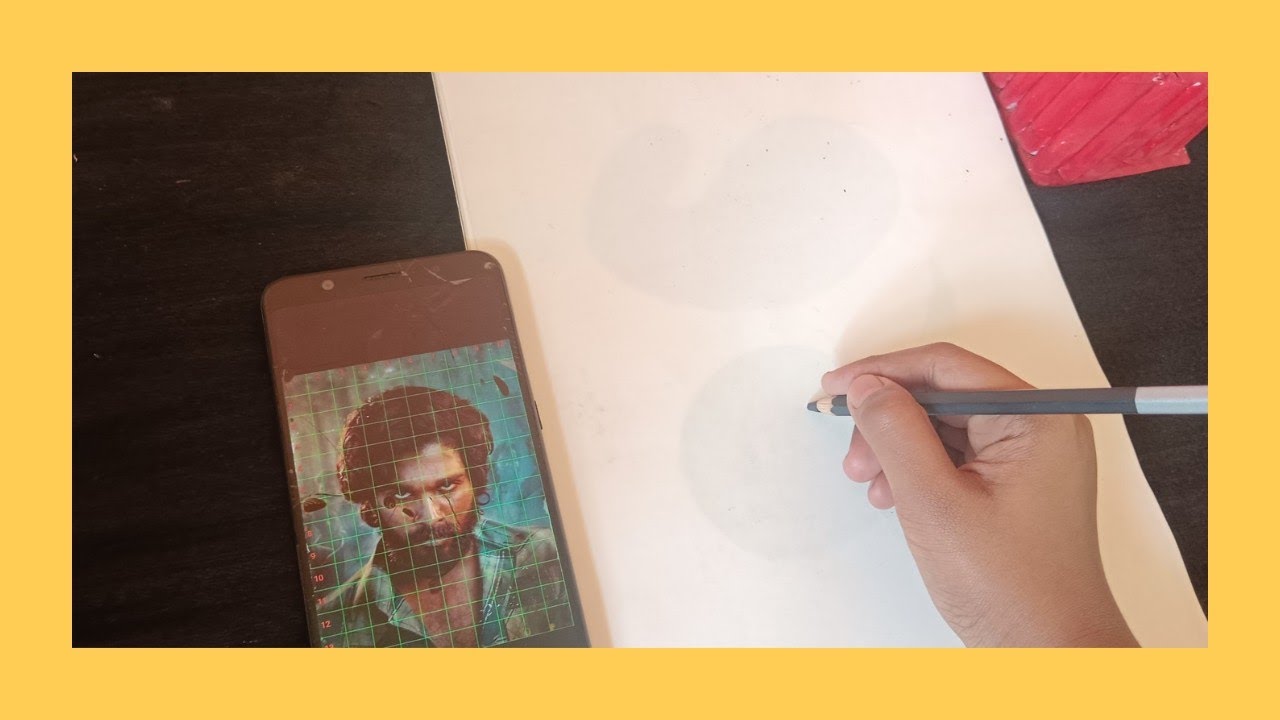 pushpa drawing step by step #pushpa #art #vihaartsvihaanarts - YouTube