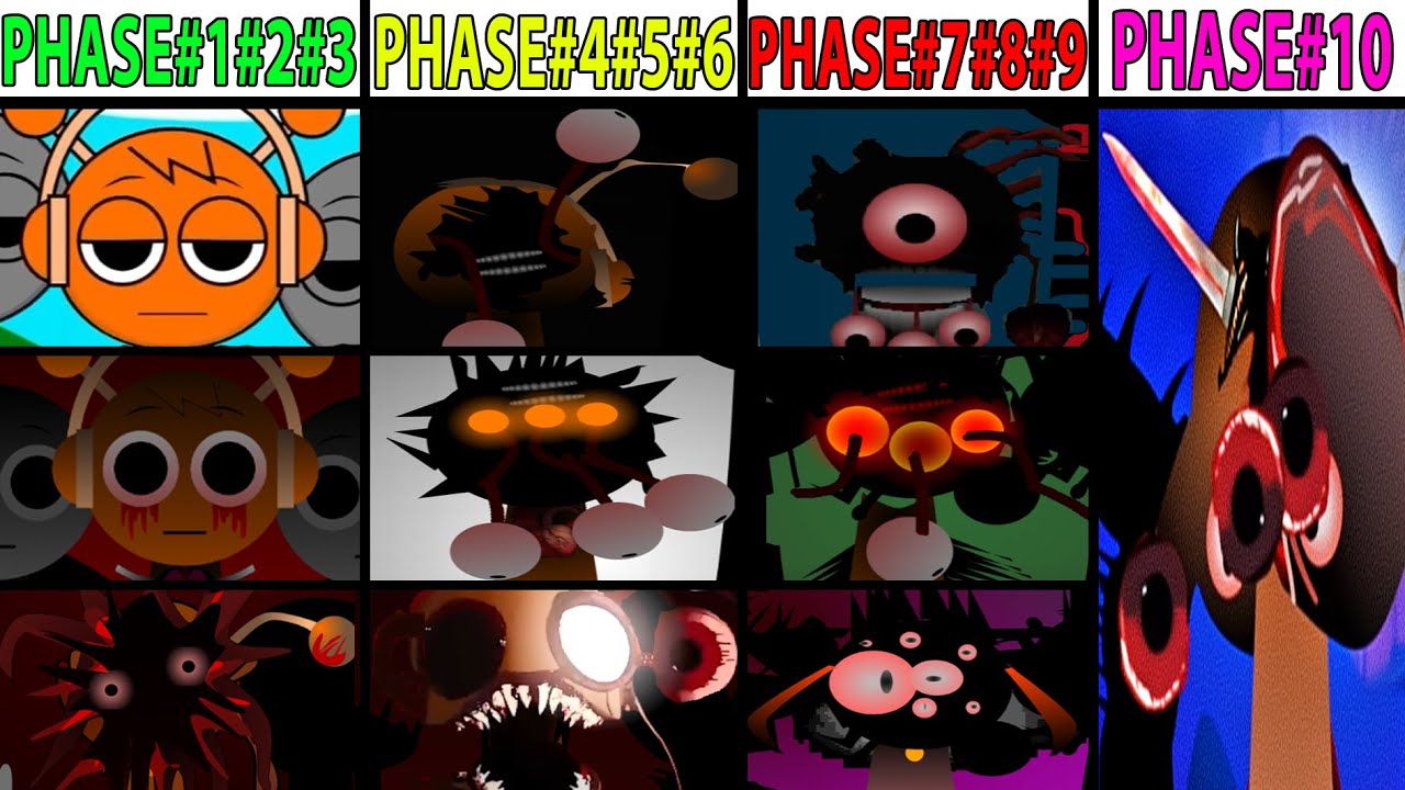 Phase 1-2 VS Phase 3 VS Phase 4 VS Phase 5 VS Phase 6-10 | Incredibox ...
