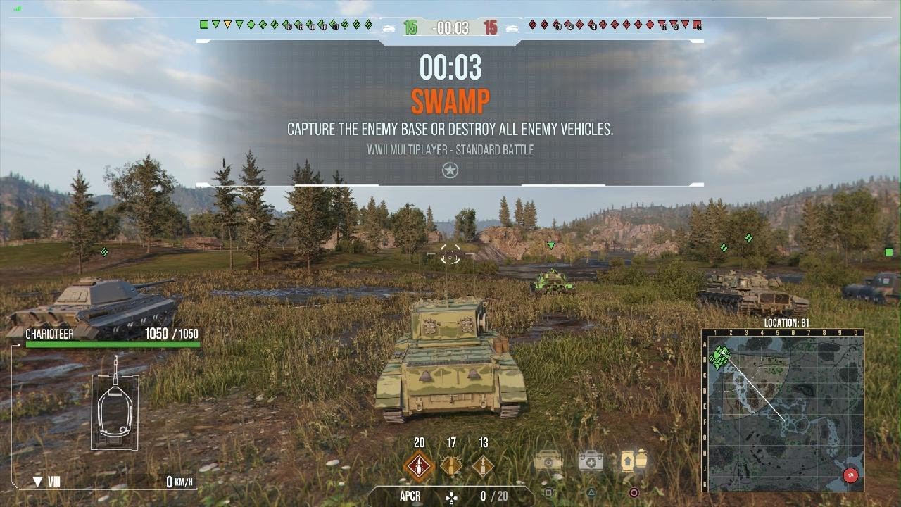 Swamp MaP | 1st look |WOT console #world_of_tanks_console - YouTube